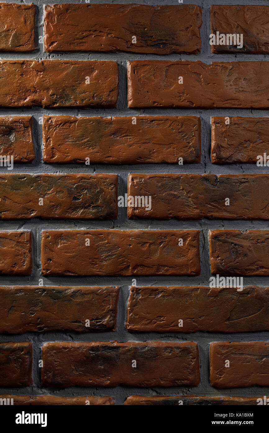 Texture of red brick, closeup Stock Photo - Alamy