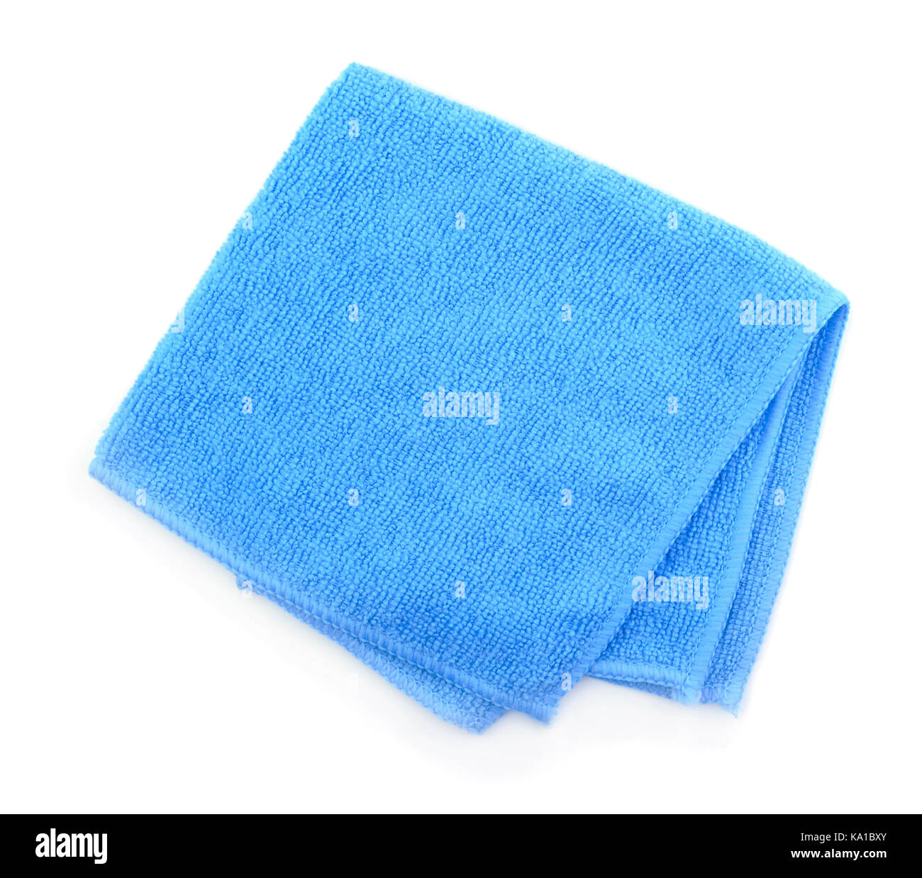 Microfibre cloth isolated on white background Stock Photo - Alamy