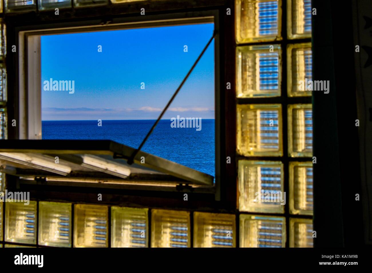 Amazing window view of ocean Stock Photo - Alamy