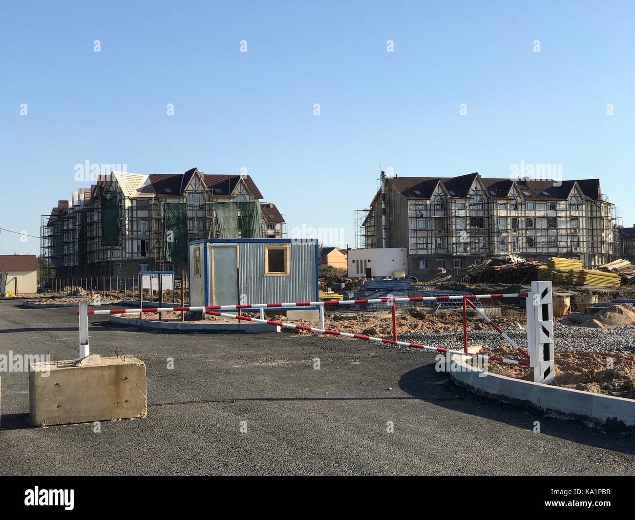 Construction site gate hi-res stock photography and images - Alamy