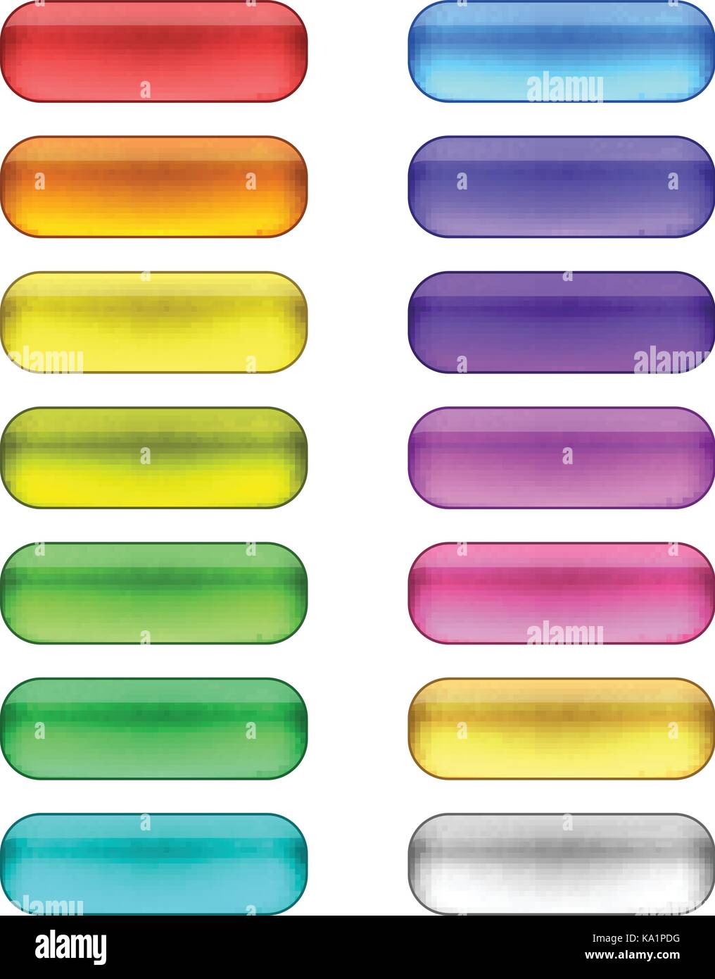 vector web buttons set Stock Vector Image & Art - Alamy