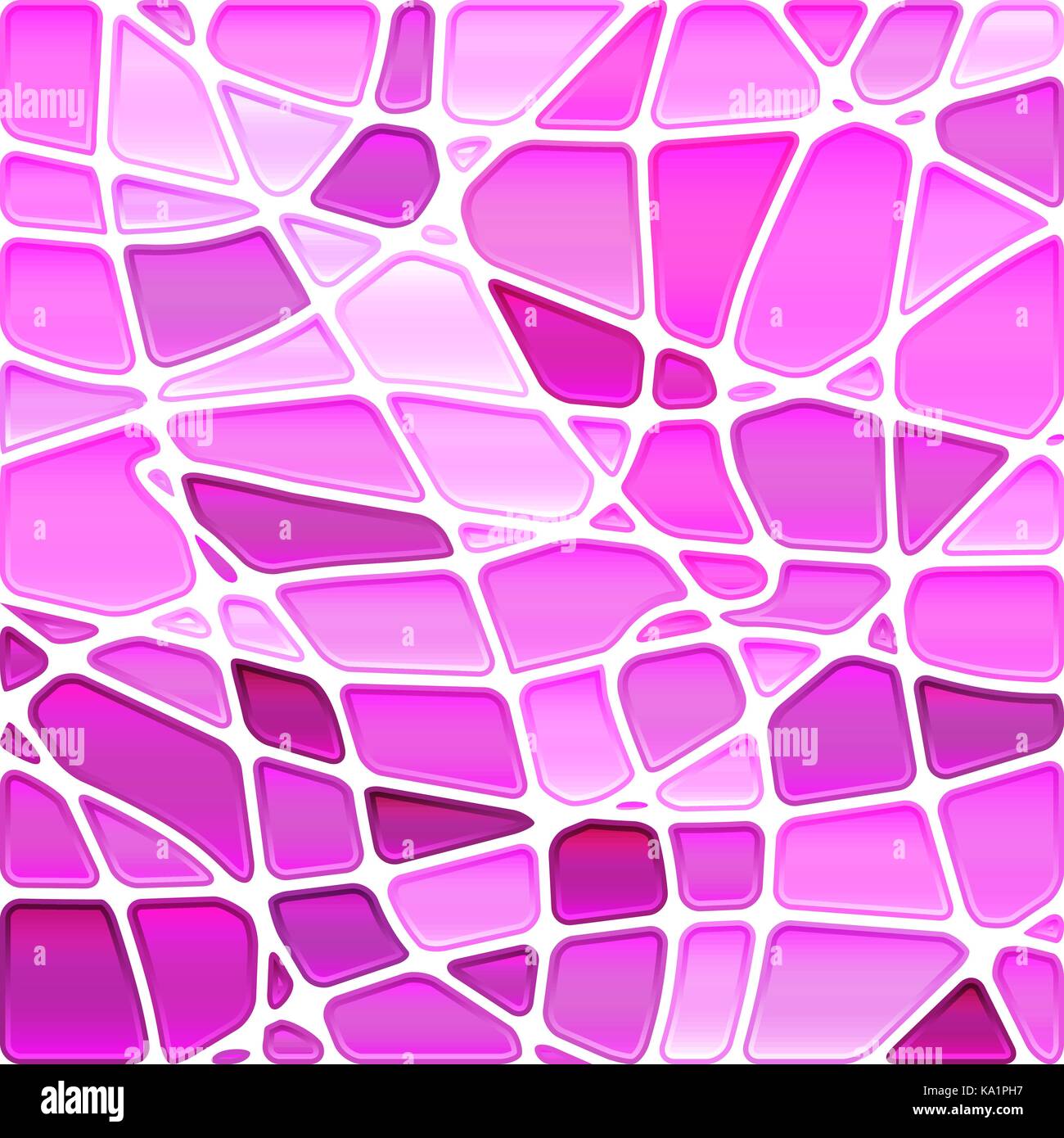abstract vector stained-glass mosaic background - magenta and purple ...