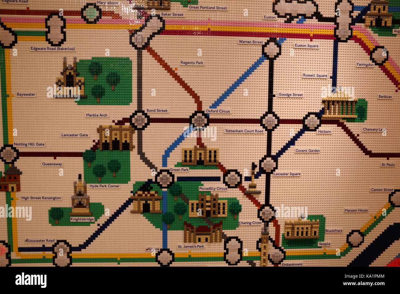 Lego Store London Interior Stock Photo - Alamy