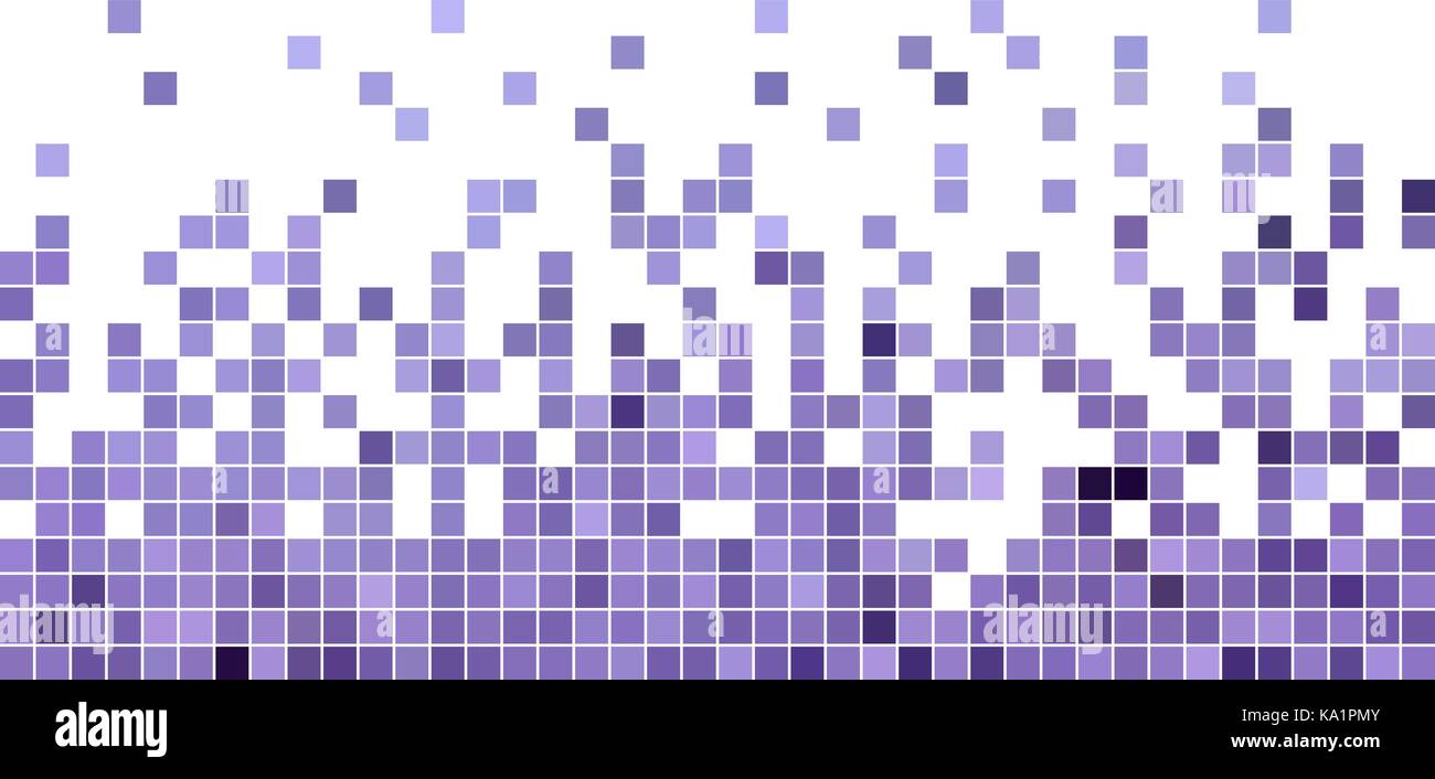 abstract vector square pixel mosaic background - violet Stock Vector ...
