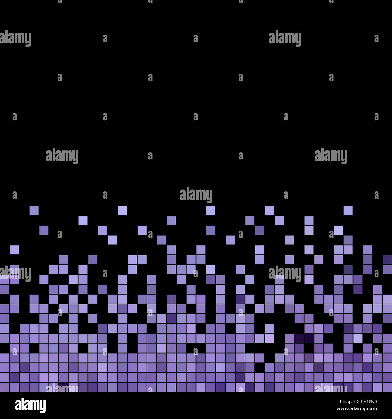 abstract vector square pixel mosaic background - violet Stock Vector ...