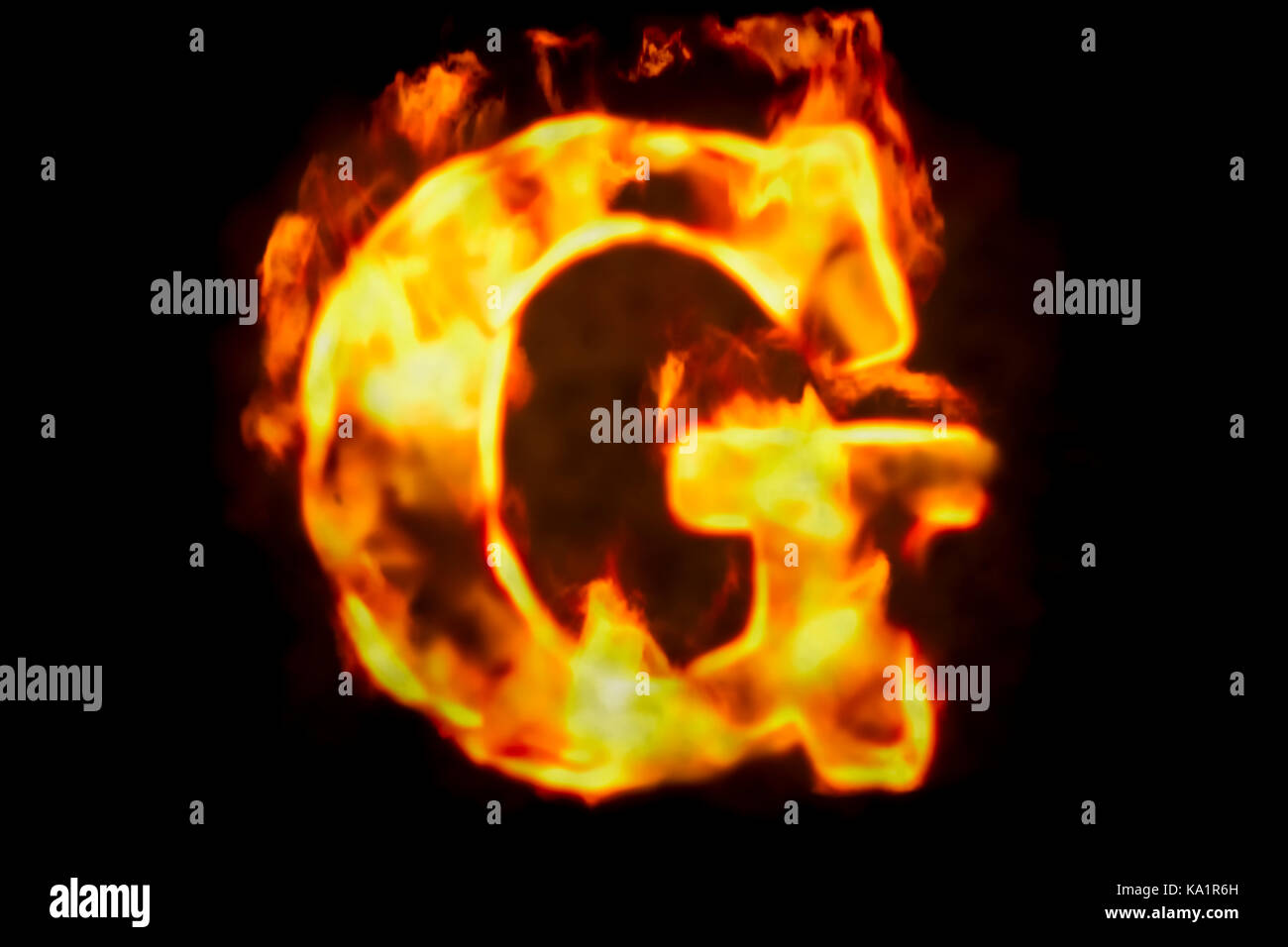 Letter G Fire