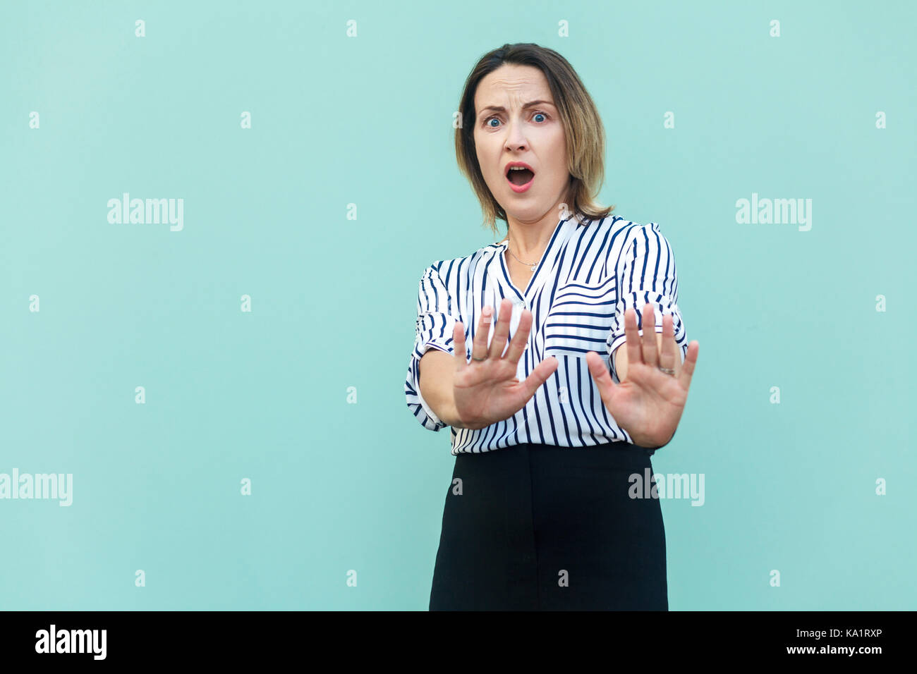 Work stress funny woman hi-res stock photography and images - Alamy