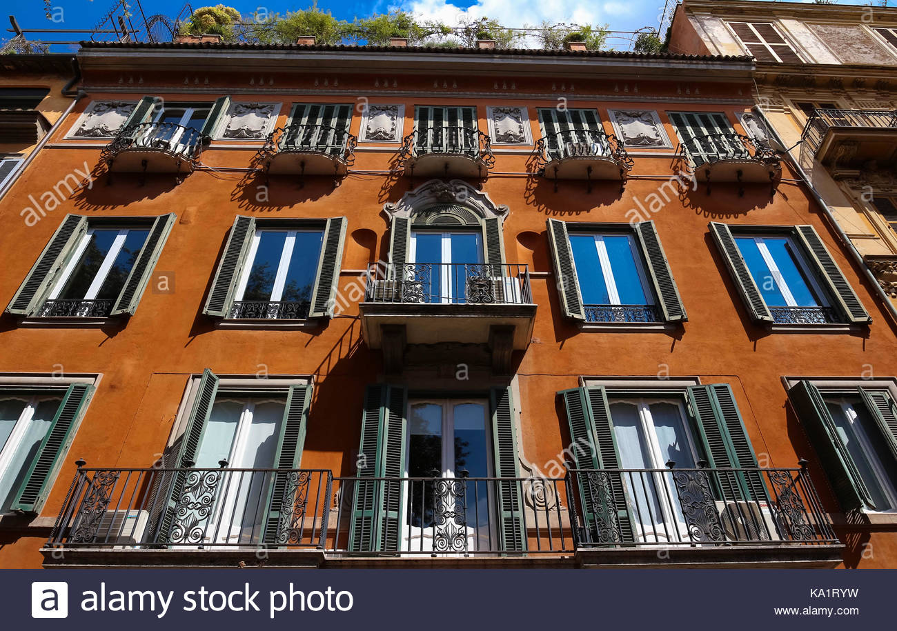 Residential Building In Rome Stock Photos & Residential Building In ...