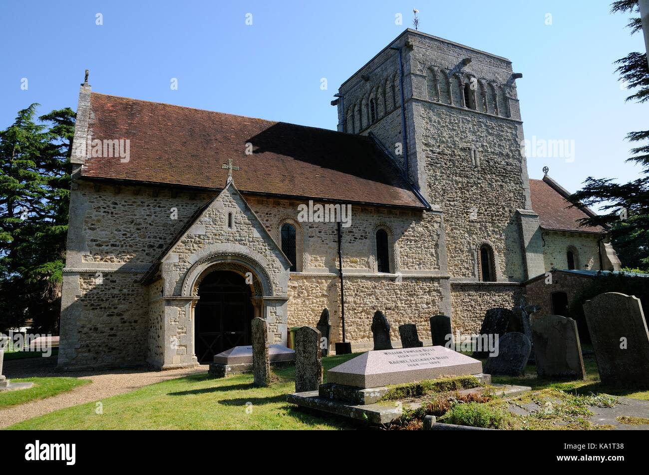 St Michael’s Church, Stewkley, Buckinghamshire, is regarded as one of ...