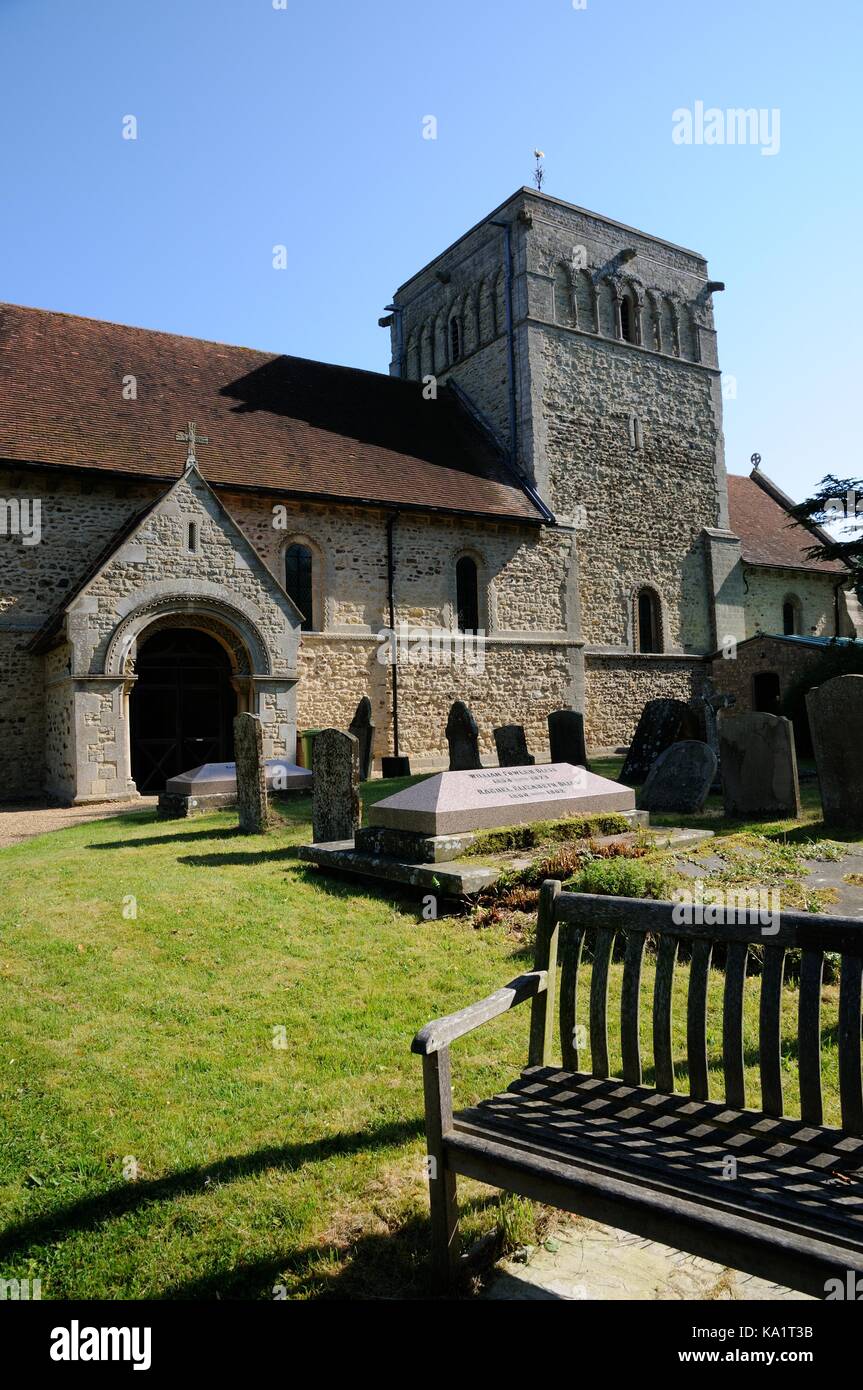 St Michael’s Church, Stewkley, Buckinghamshire, is regarded as one of ...