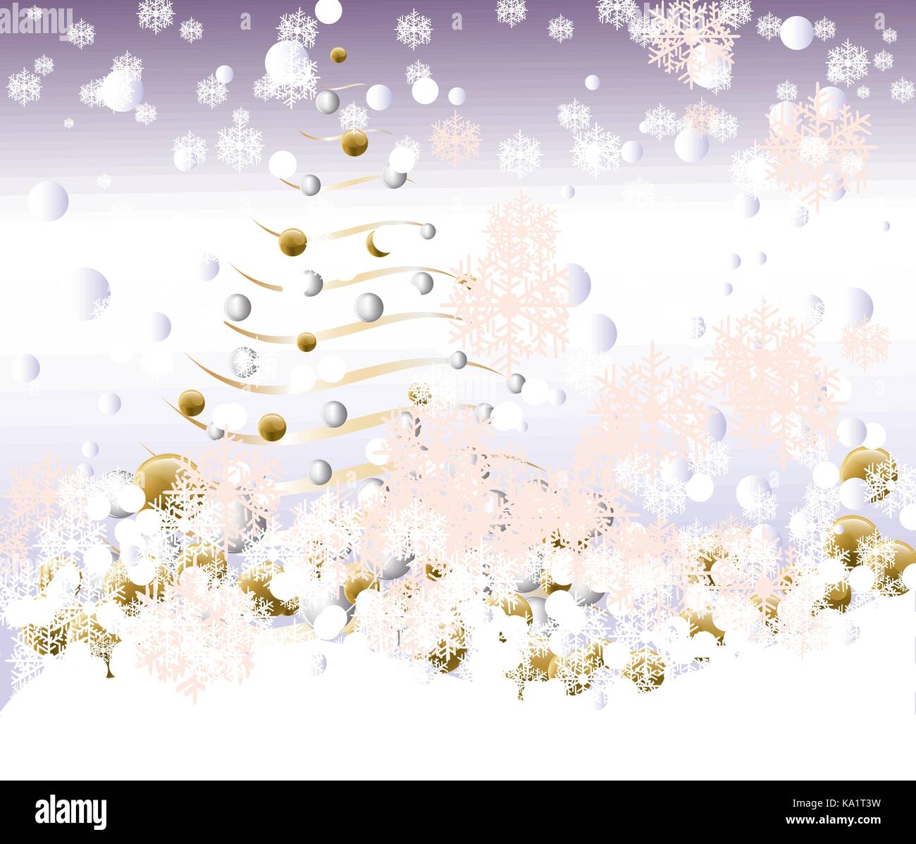 Snowflakes and lights Stock Vector Images - Alamy