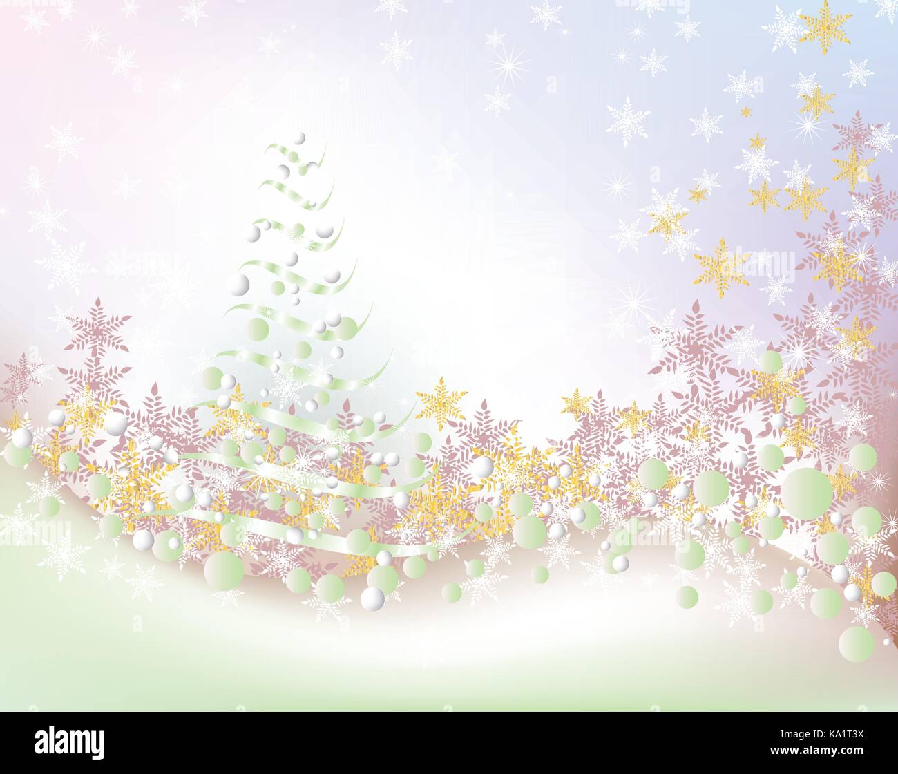 Snowflakes and lights Stock Vector Images - Alamy