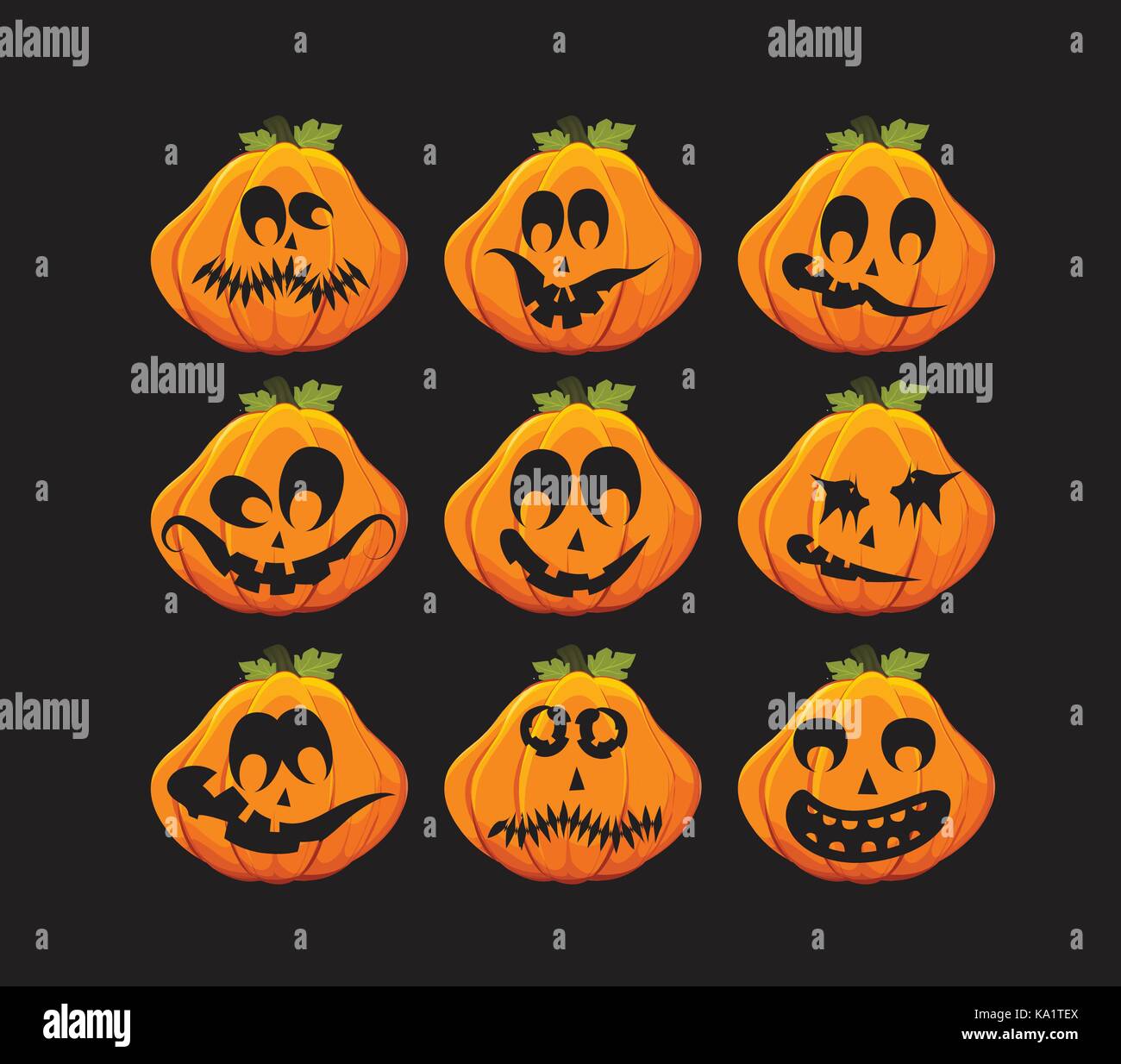 Pumpkin faces hi-res stock photography and images - Alamy