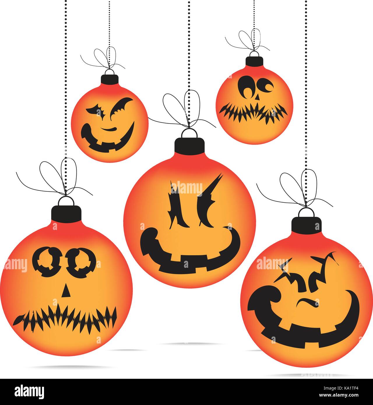 halloween ghost balls Stock Vector Image & Art - Alamy