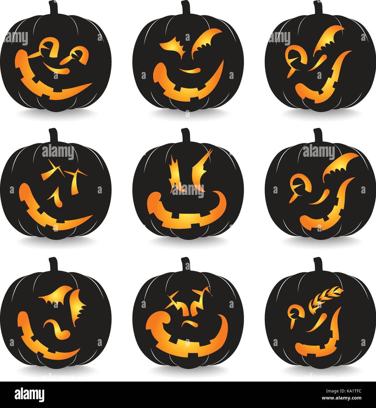 Pumpkin faces hi-res stock photography and images - Alamy