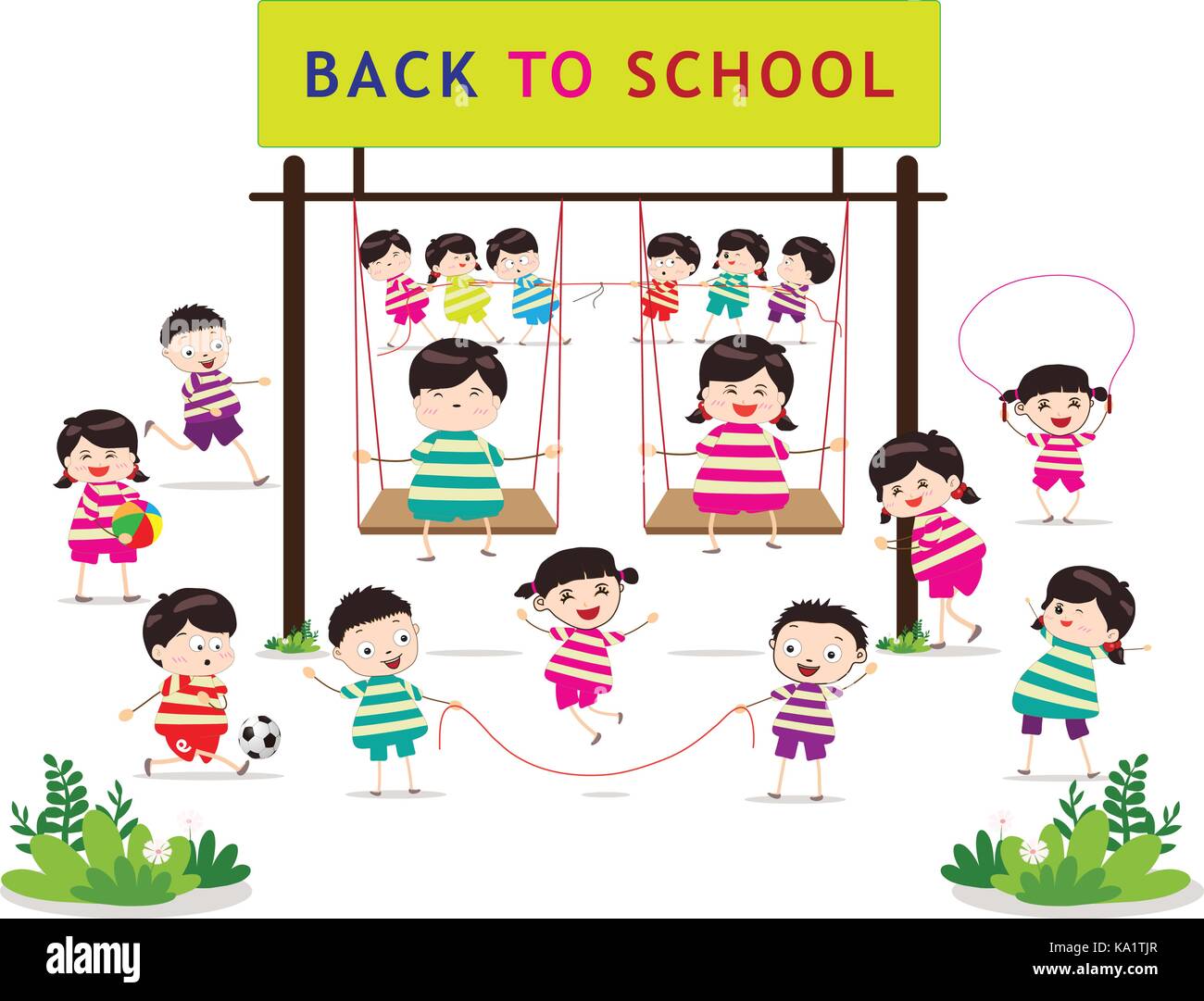 back to school funny playing Stock Vector Image & Art - Alamy