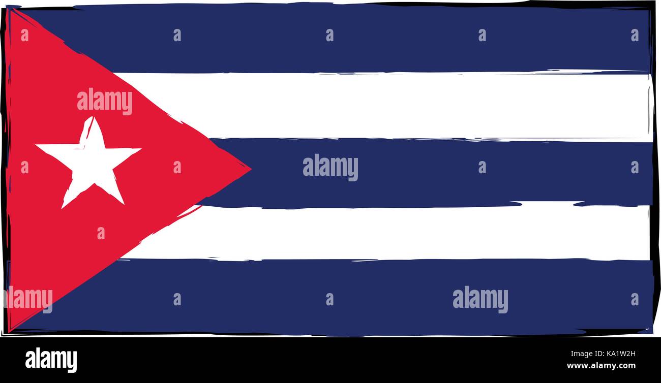 abstract CUBA flag or banner vector illustration Stock Vector Image ...