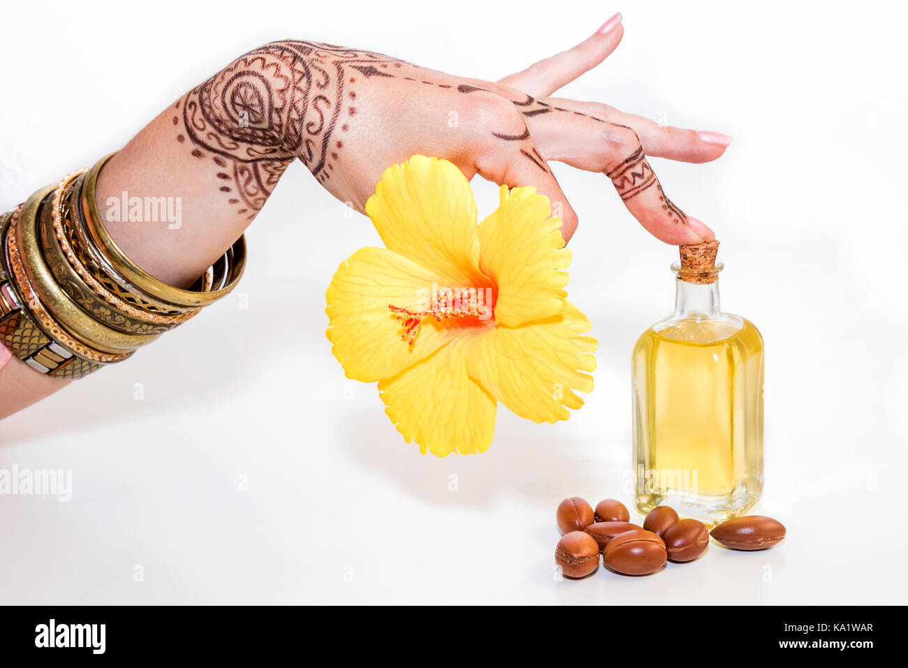rgan seeds, gold of morocco Stock Photo - Alamy