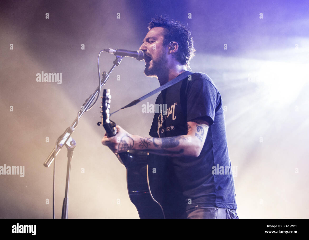 Frank Turner Performing at Manchester O2 Ritz Featuring: Frank Turner ...