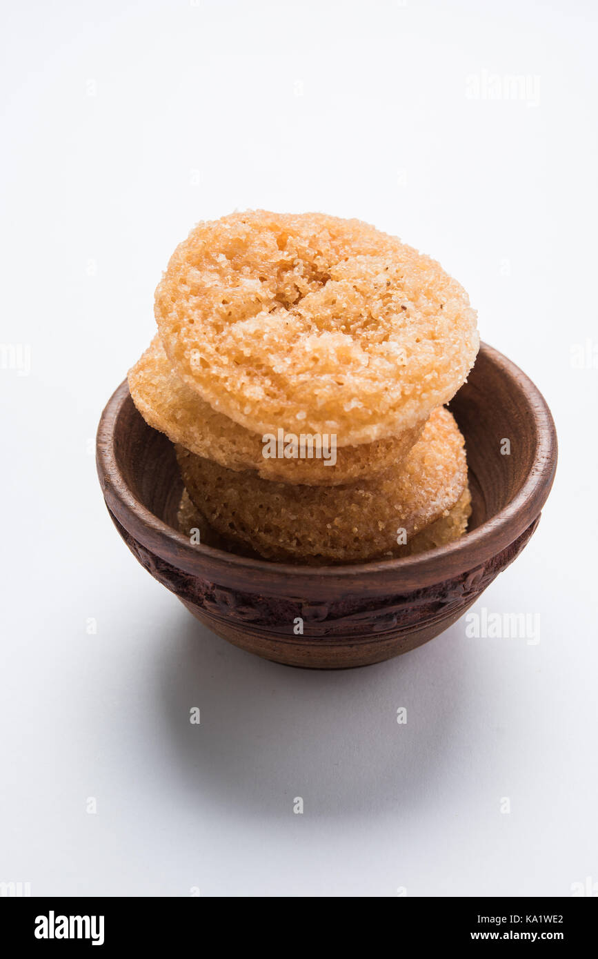 Stock Photo of Anarsa which is an authentic Maharashtrian sweet pastry ...