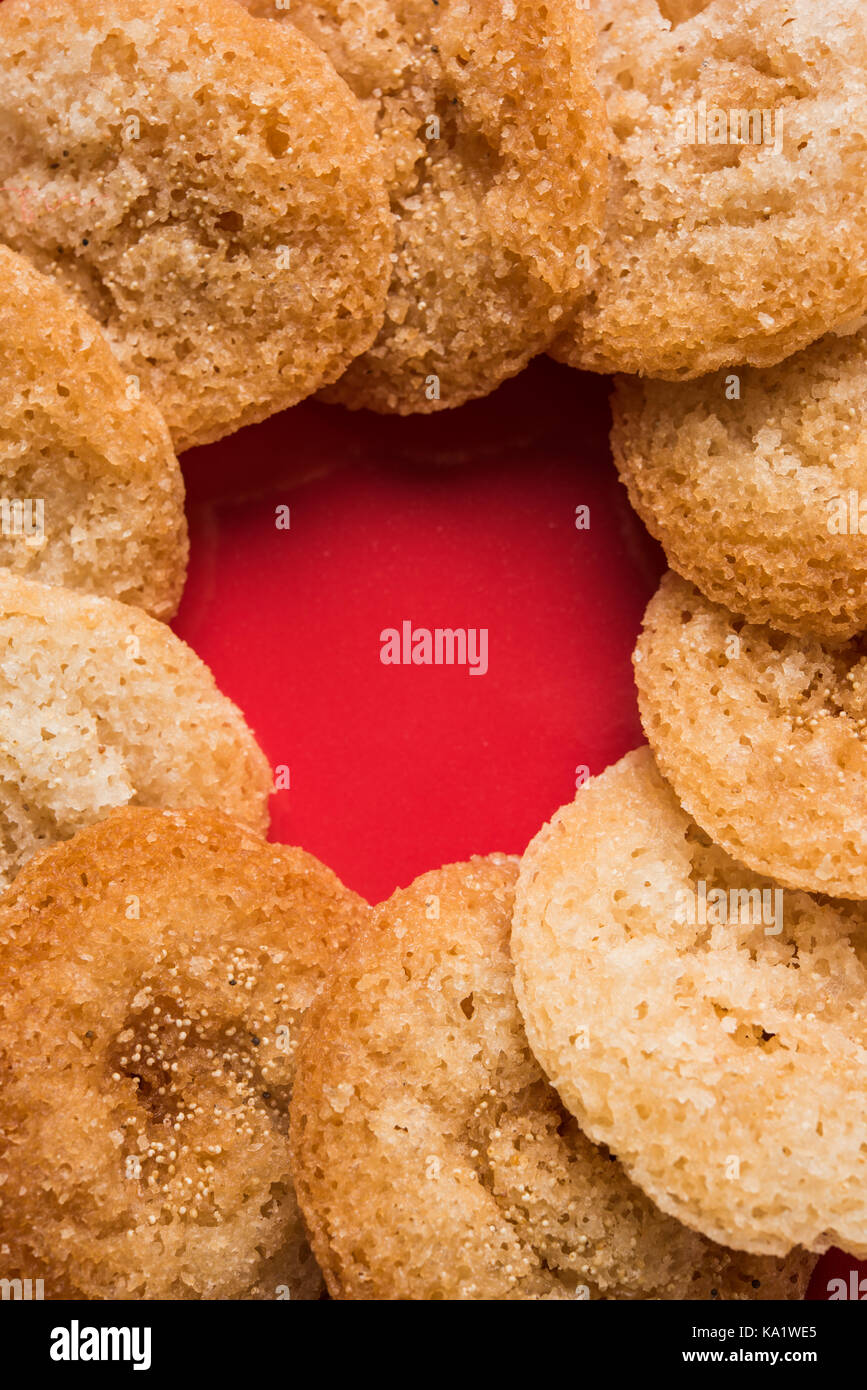 Stock Photo of Anarsa which is an authentic Maharashtrian sweet pastry ...