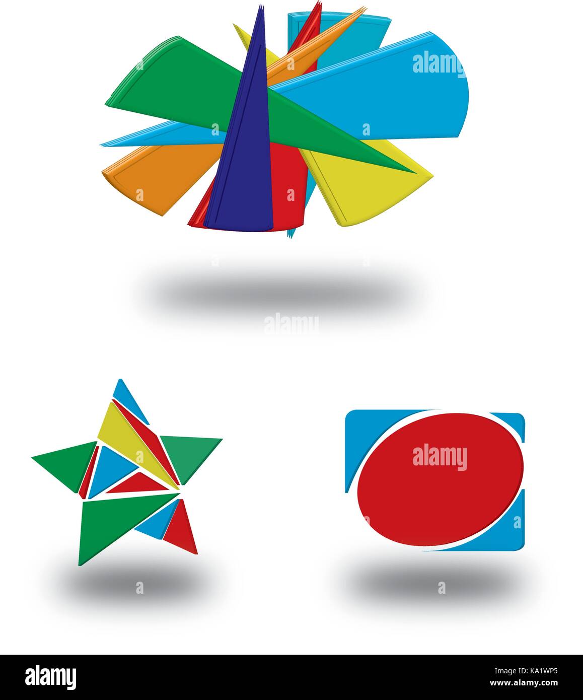 Colorful abstract illustration Stock Vector Image & Art - Alamy