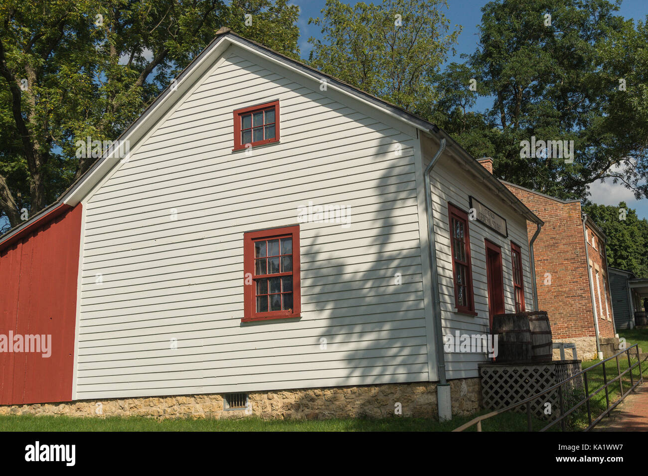 General Store building next to Grant's Home in Galena, Illinois Stock ...