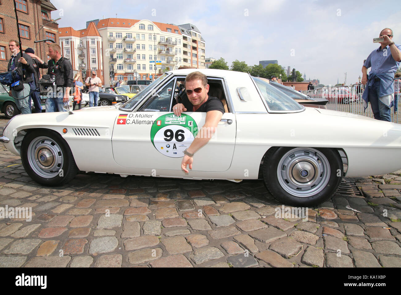 Hamburg Berlin Klassik Rallye at the Fischauktionshalle in Hamburg ...