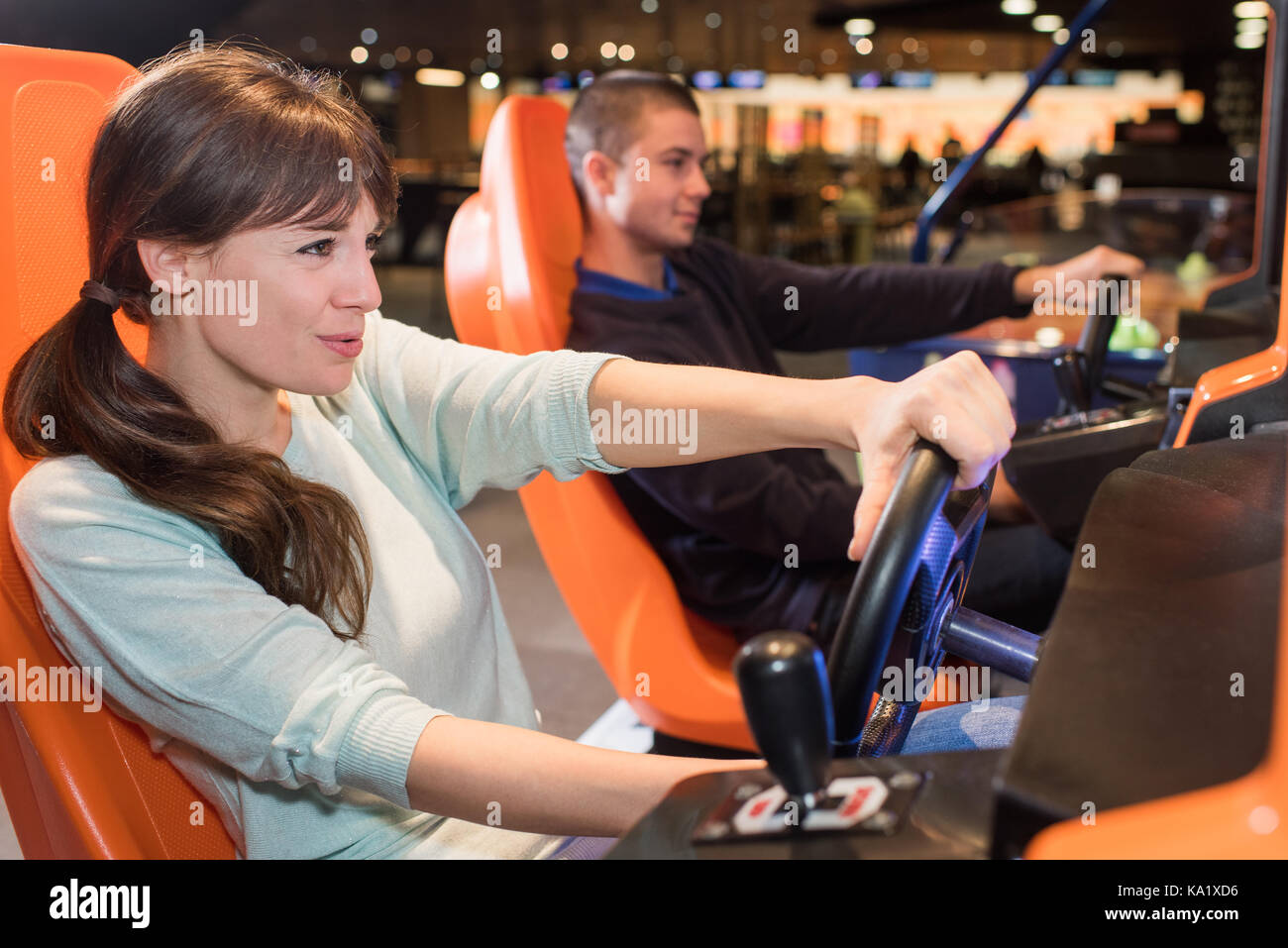 Racing car vr game hi-res stock photography and images - Alamy