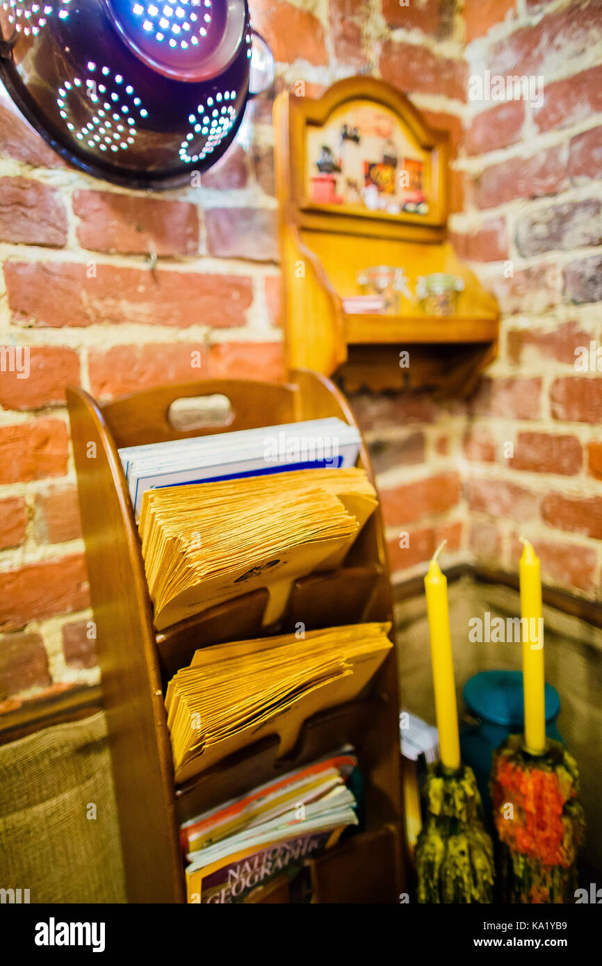 Restaurant reservation stand hi-res stock photography and images - Alamy