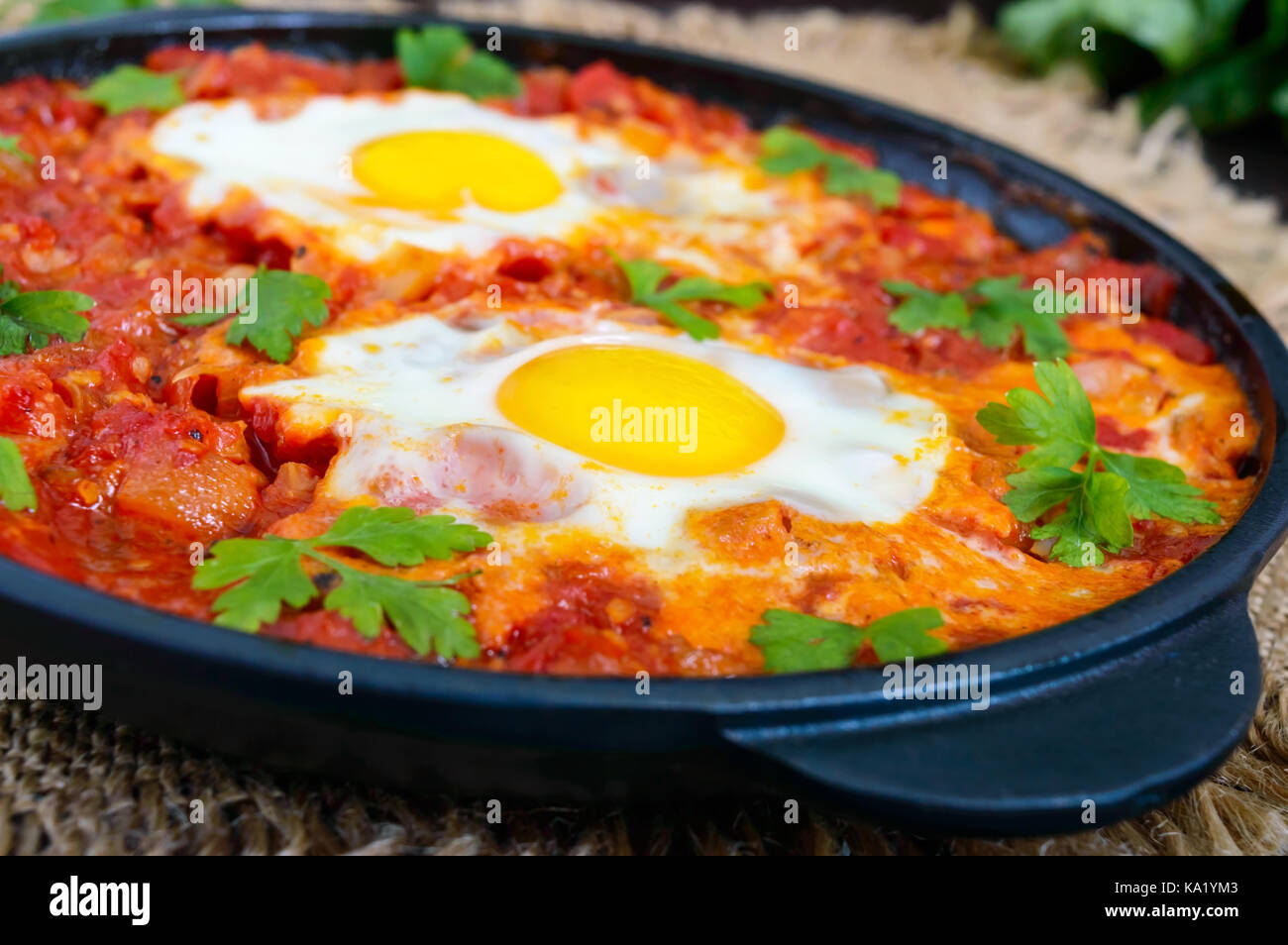 Traditional israeli shakshuka in hi-res stock photography and images ...