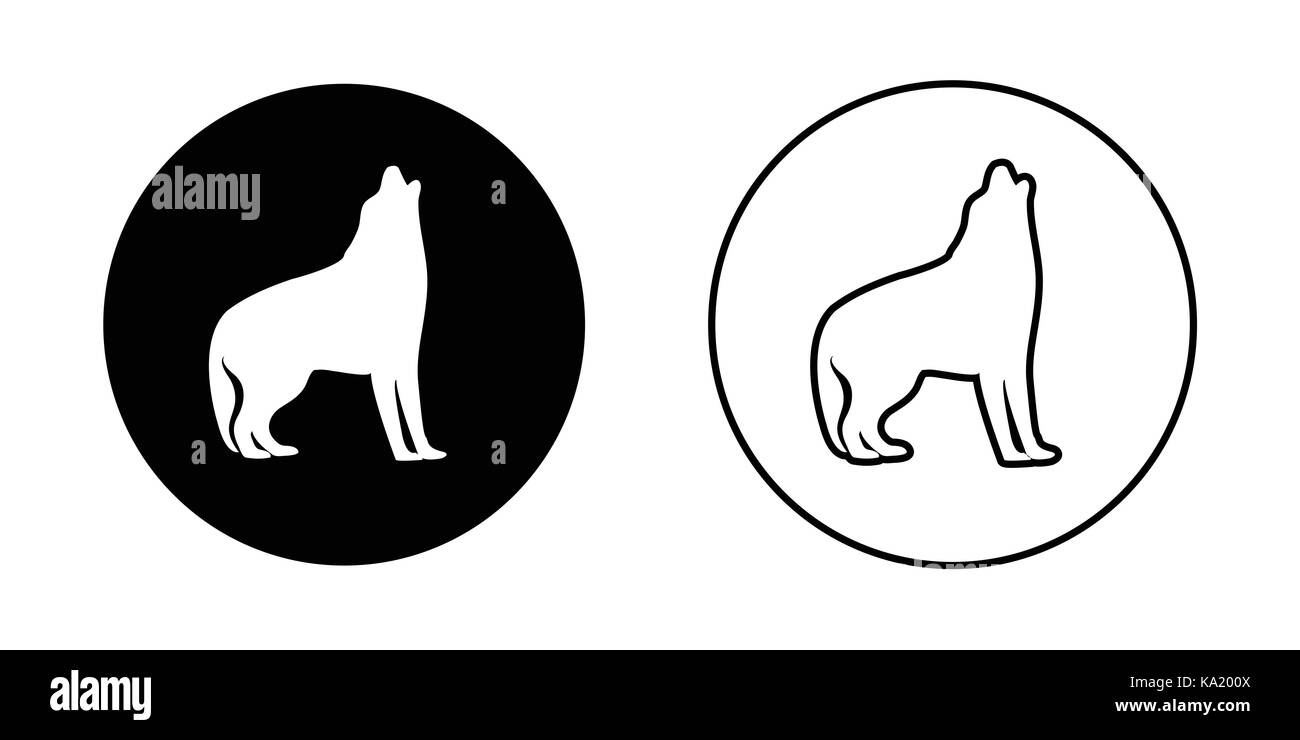Two dog logos Stock Vector Image & Art - Alamy