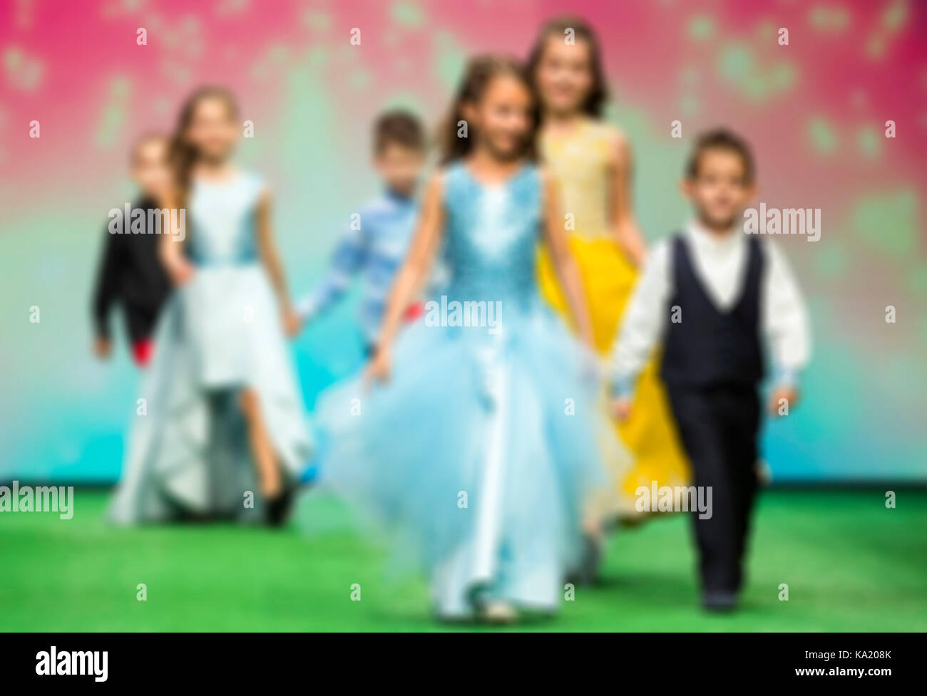 Child Model Models Walk Walking Runway High Resolution Stock ...