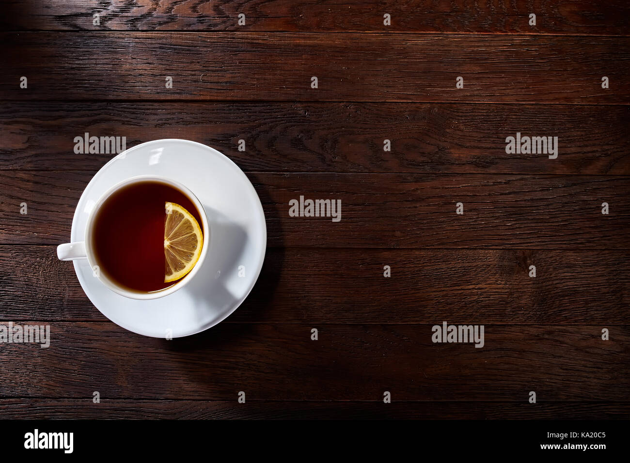 English tea with milk top view hi-res stock photography and images - Alamy