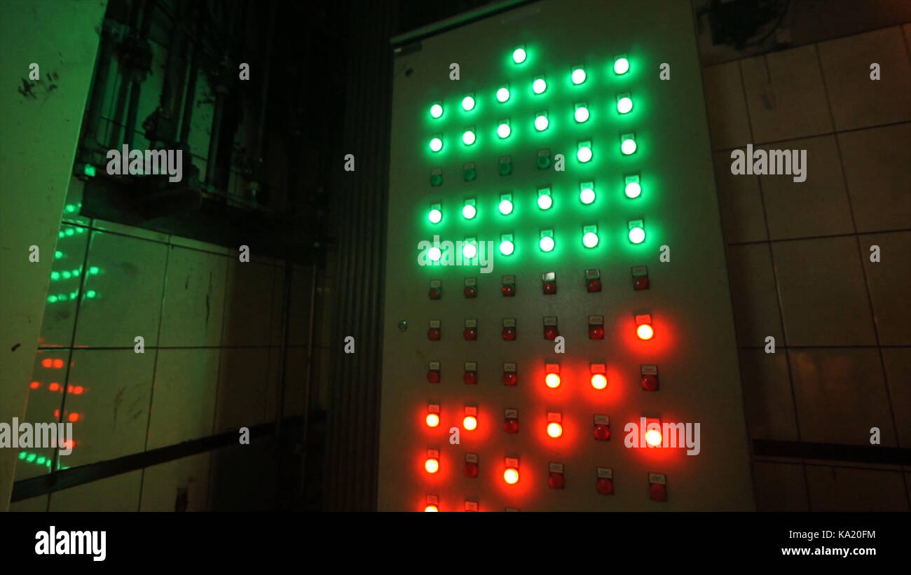 Electronic push button electricians buttons hi-res stock photography ...