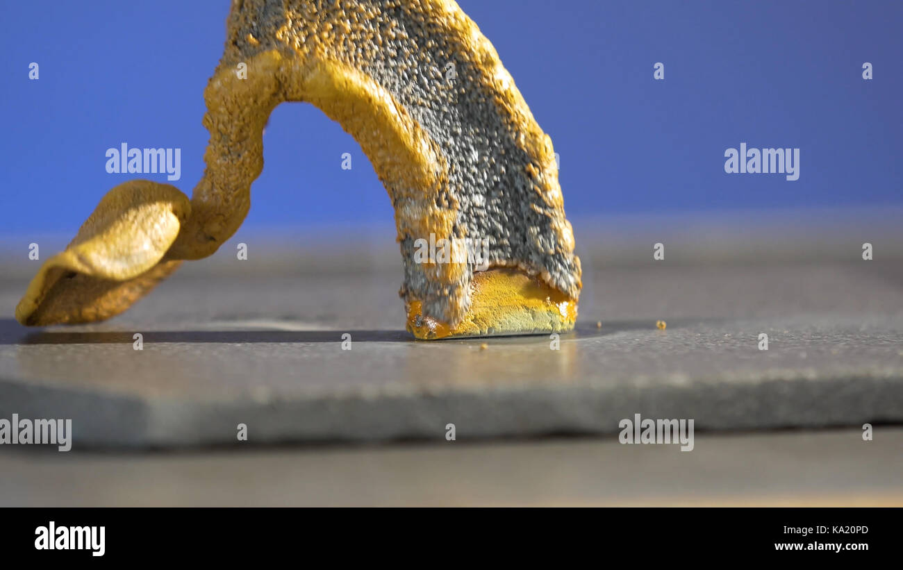 Pharaoh's Snake. Chemical reaction with fire. Beautiful and terrifying ...