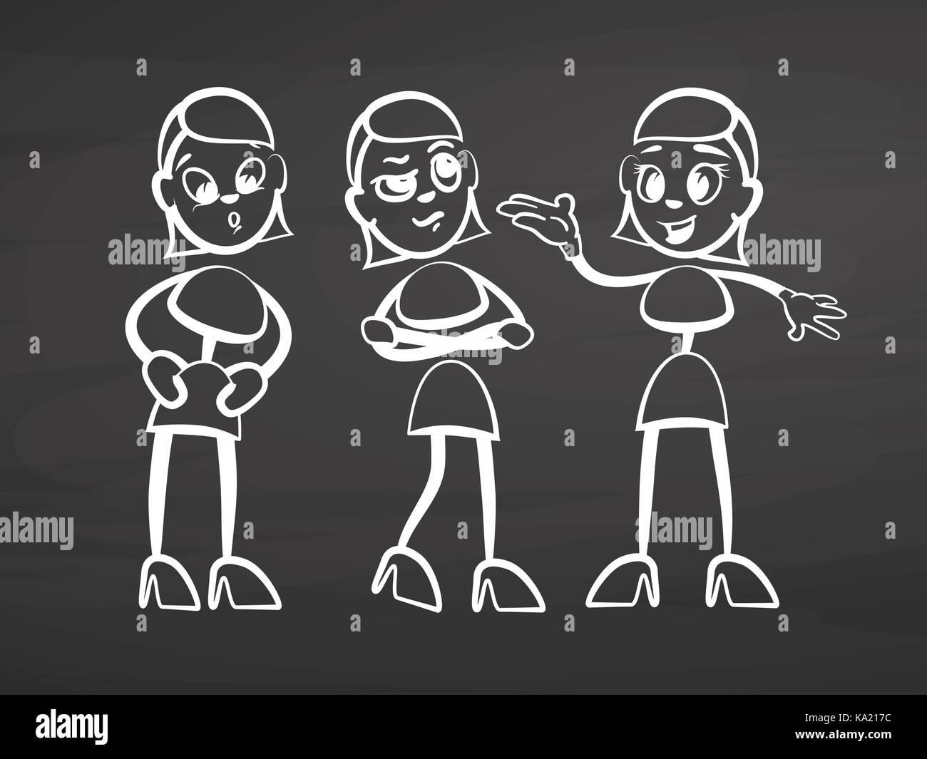 Speech balloon blackboard Stock Vector Images - Alamy