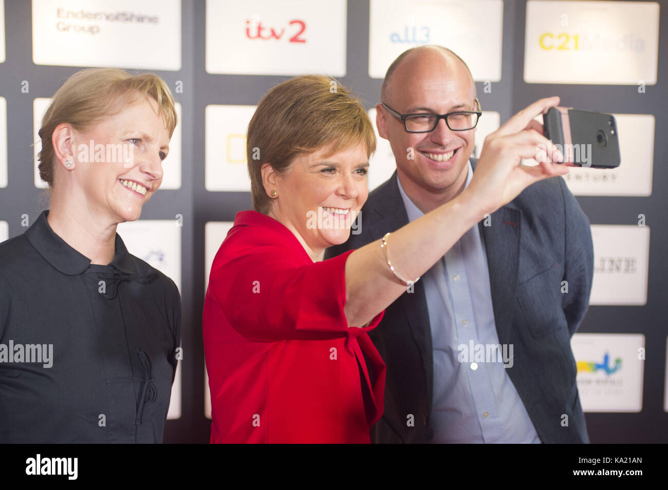Talent attends Edinburgh International TV Festival at the EICC in ...