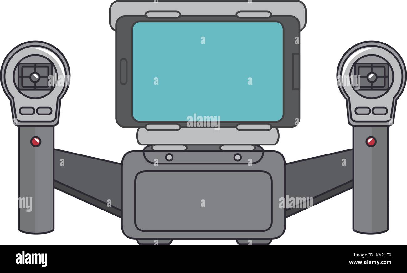 drone remote control digital vector illustration design Stock Vector ...