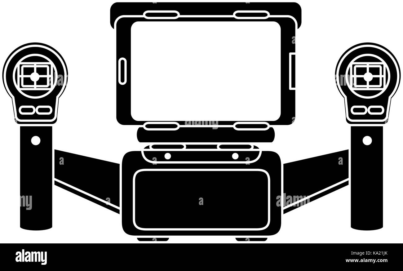 drone remote control digital vector illustration design Stock Vector ...