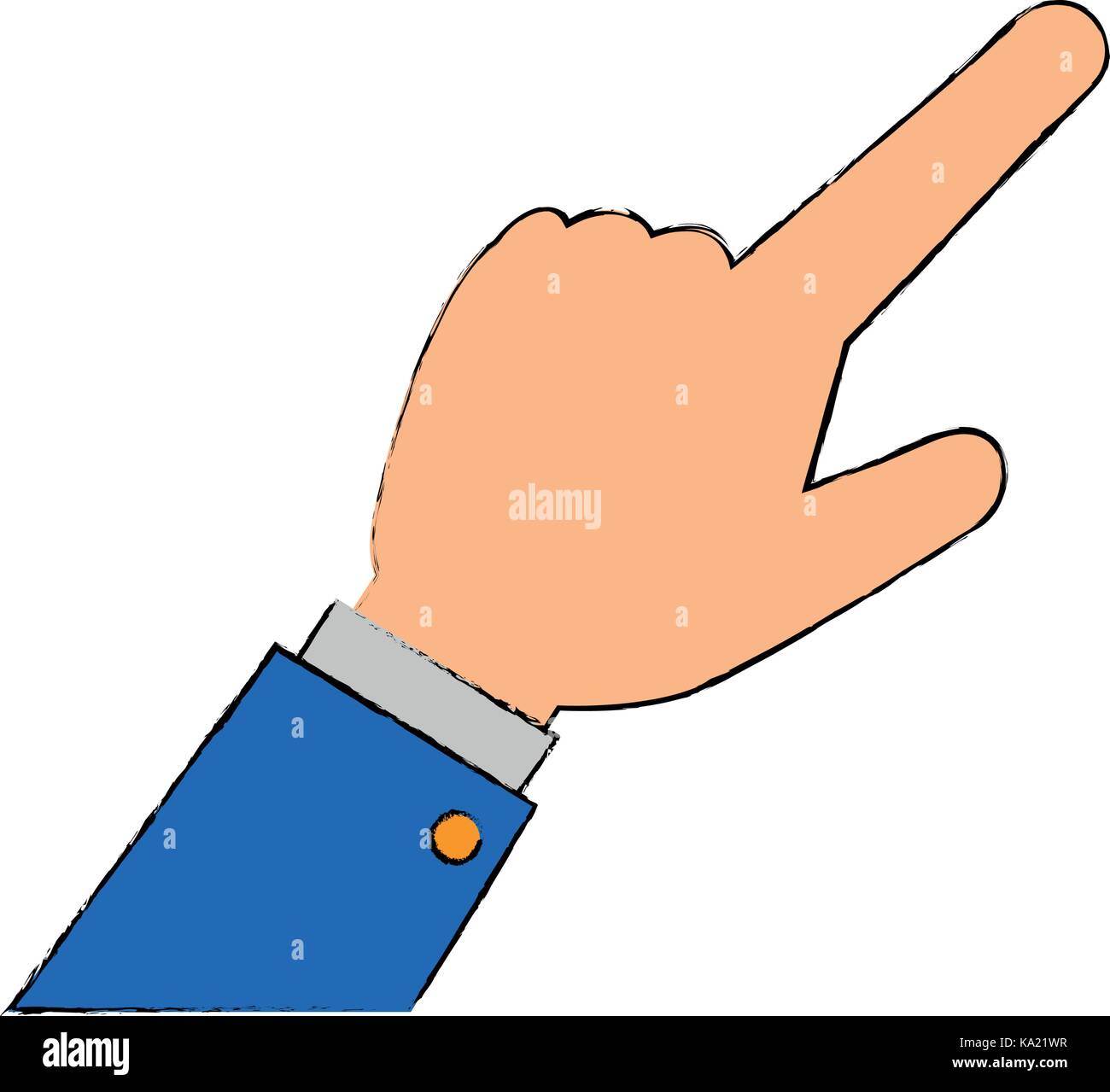 human hand touching icon Stock Vector Image & Art - Alamy