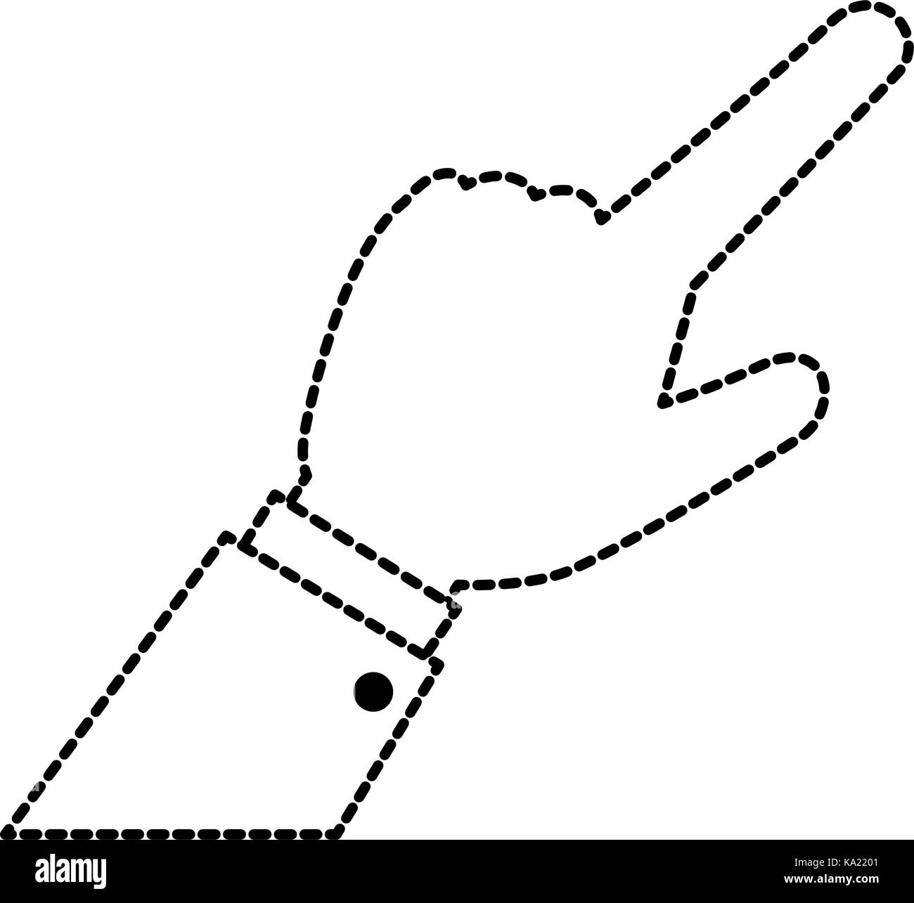 human hand touching icon Stock Vector Image & Art - Alamy