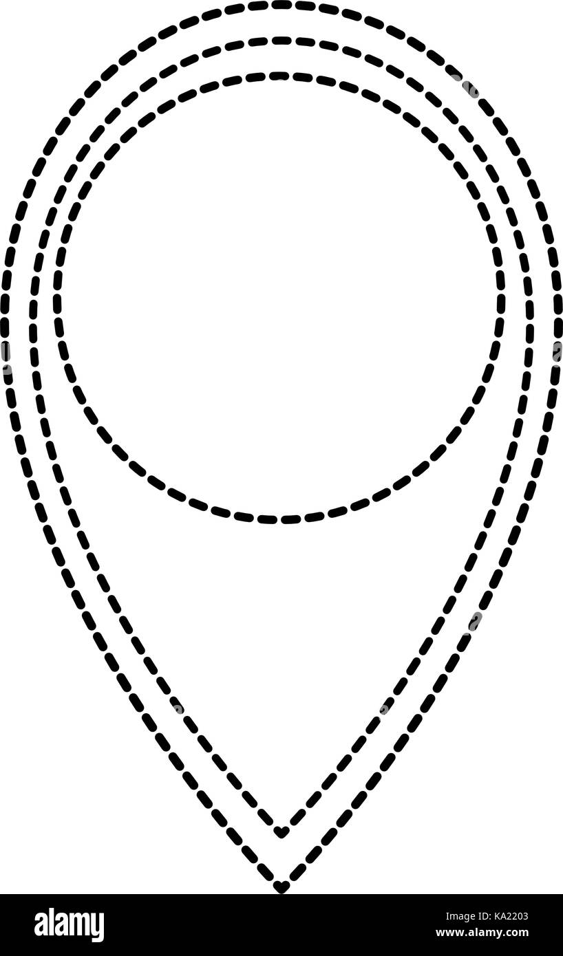Map pointer clipart Black and White Stock Photos & Images - Alamy