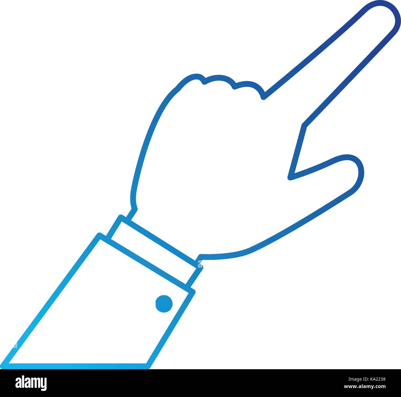 human hand touching icon Stock Vector Image & Art - Alamy