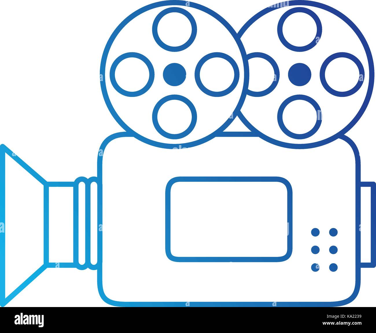 video camera isolated icon Stock Vector Image & Art - Alamy