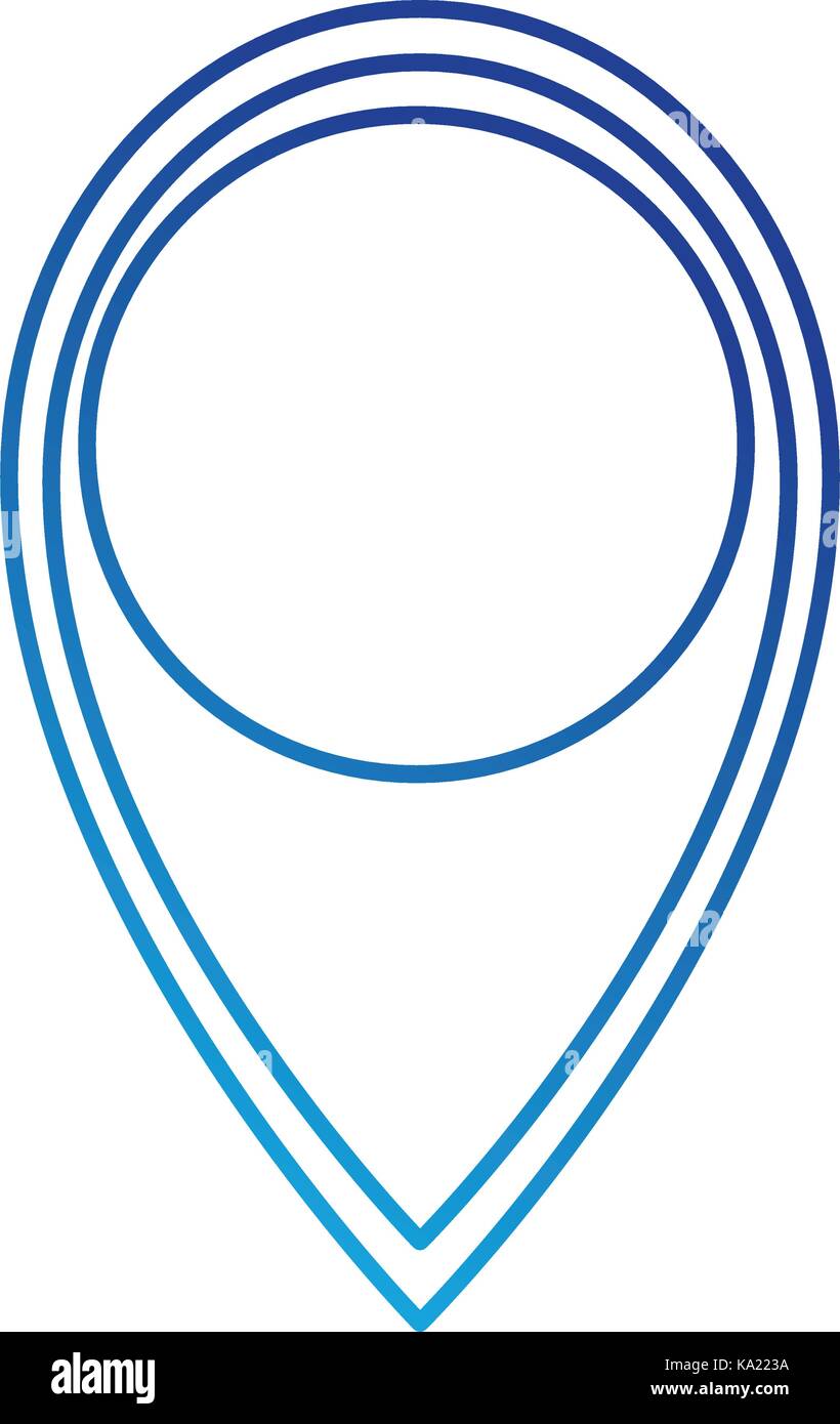 pointer location isolated icon Stock Vector Image & Art - Alamy