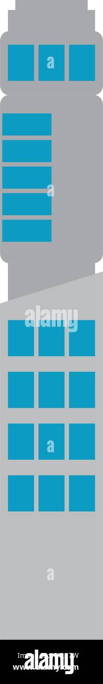 futuristic building isolated icon Stock Vector Image & Art - Alamy