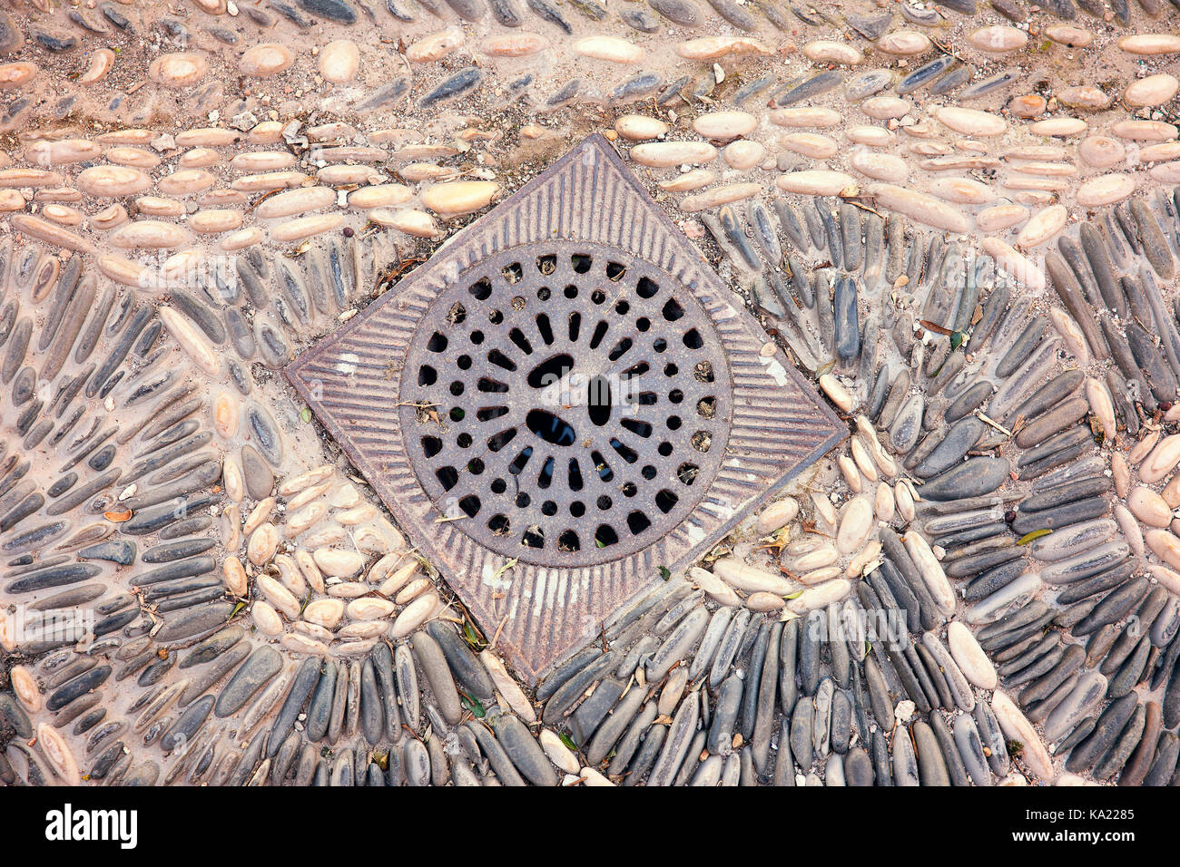 Storm drain background texture hi-res stock photography and images - Alamy