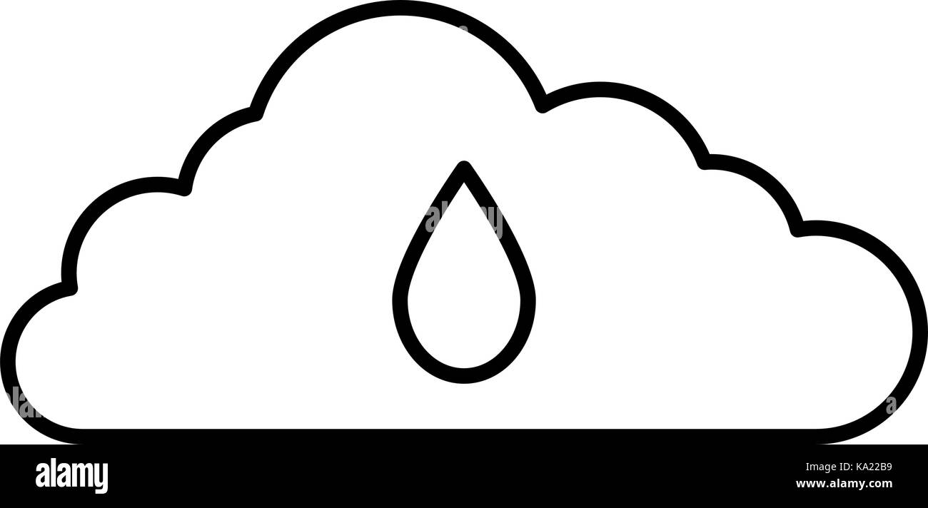 cloud sky with drop Stock Vector Image & Art - Alamy