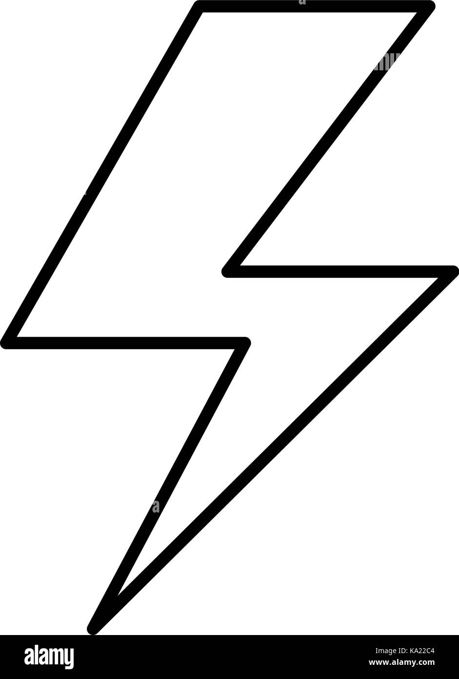 ray electric isolated icon Stock Vector Image & Art - Alamy